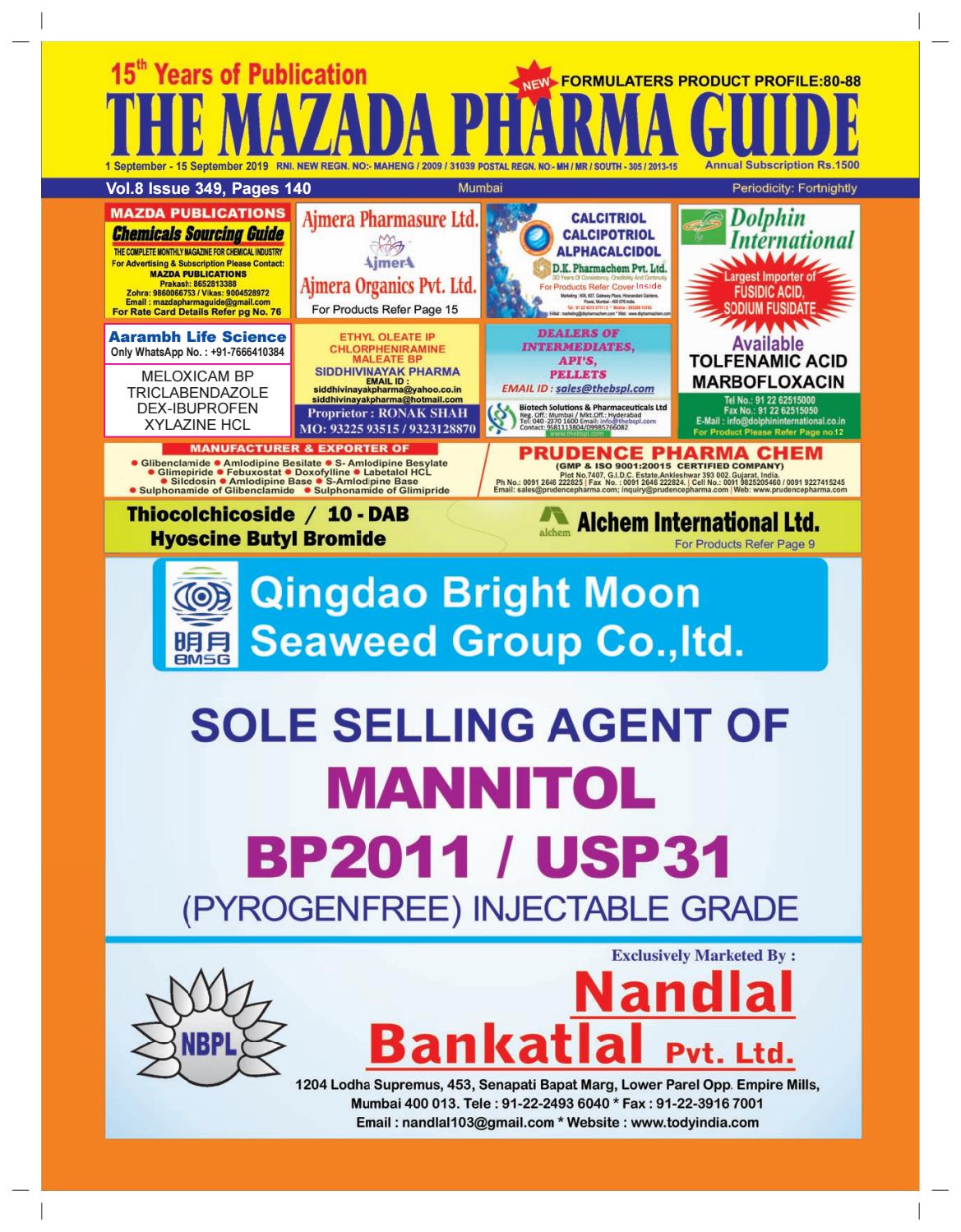 Mazada Pharma Guide